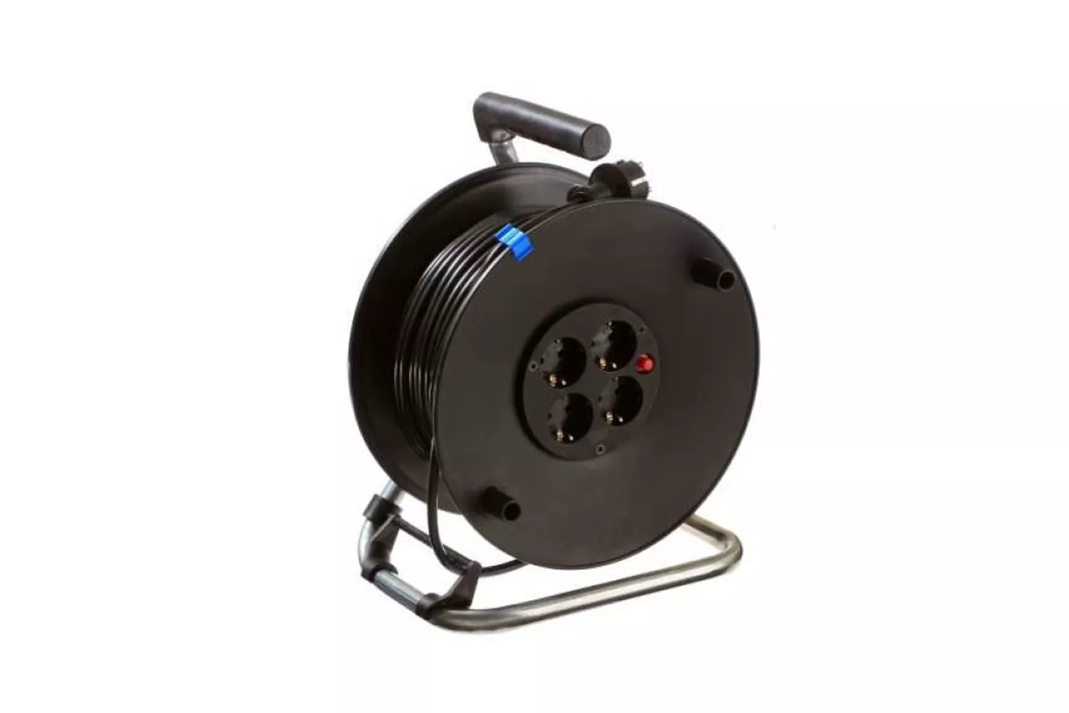 Sisteme electrice&accesorii-Derulator tambur cablu MYYM 25m-MAVI