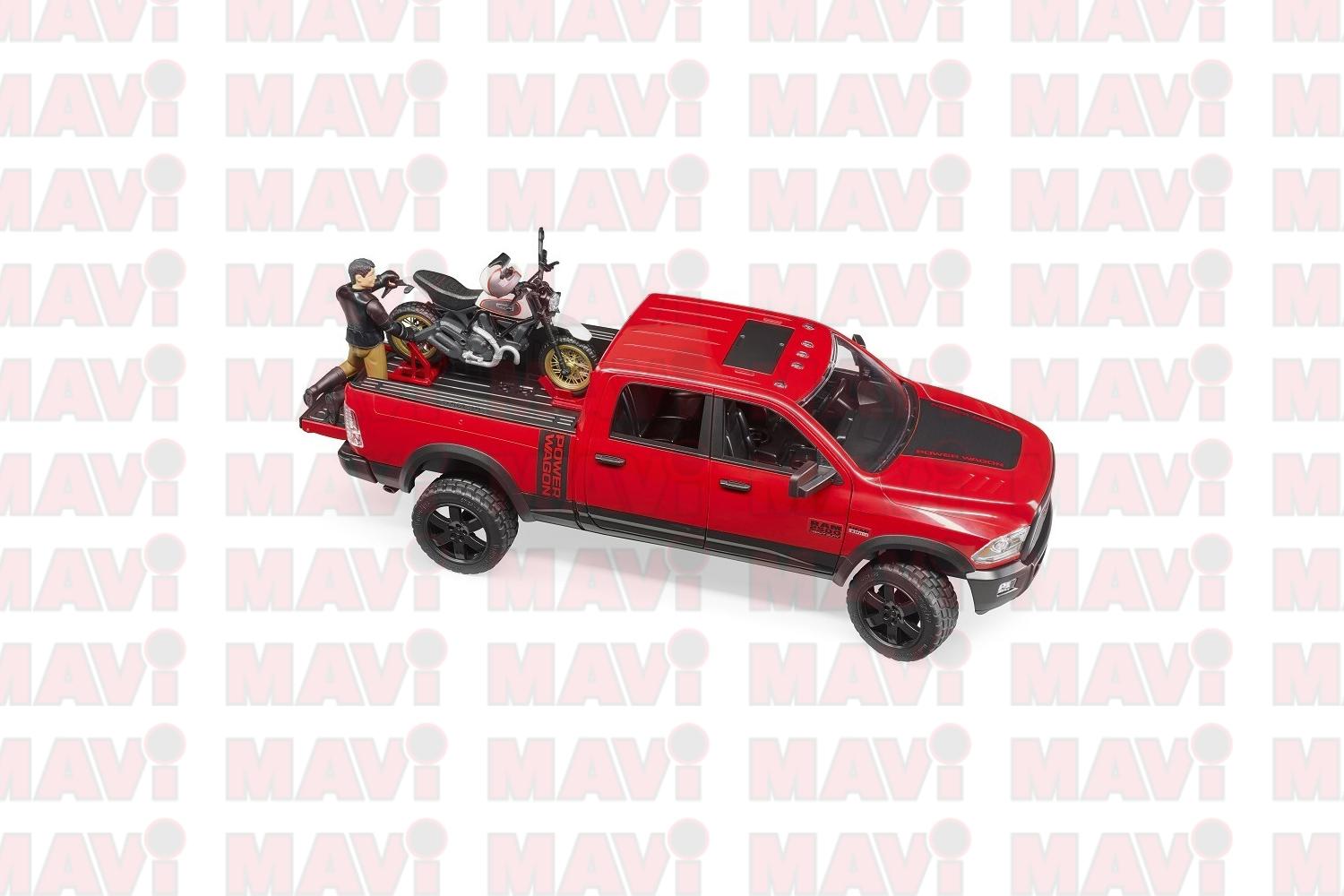 PICKUP RAM 2500 POWER WAGON CU SCRAMBLER DUCATI DESERT SLED SI SOFER ...